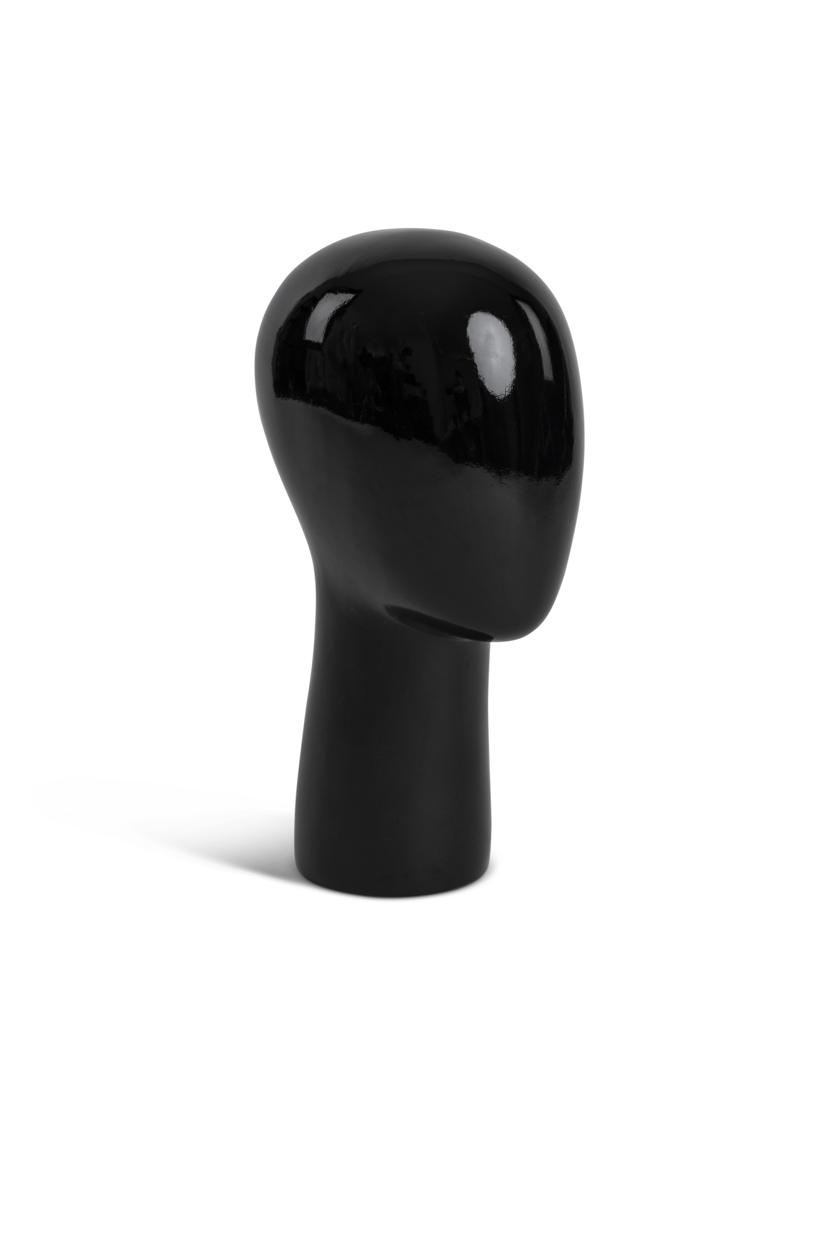 Female Abstract Head Form Set. 3 Black Head Forms (RPH-SET-1-B ...